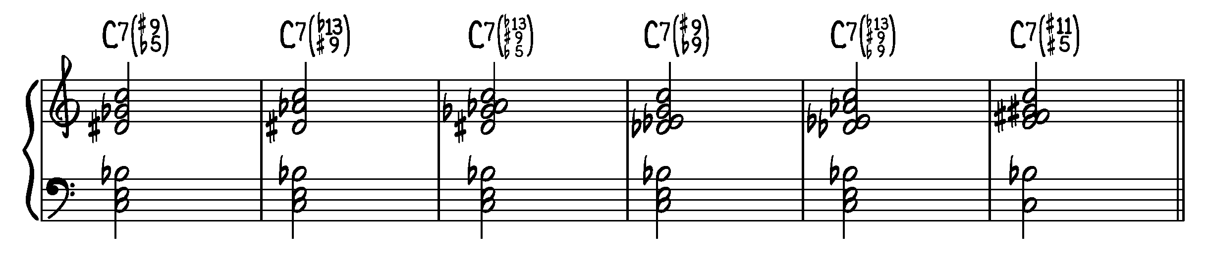 Interval Reharmonization Chart